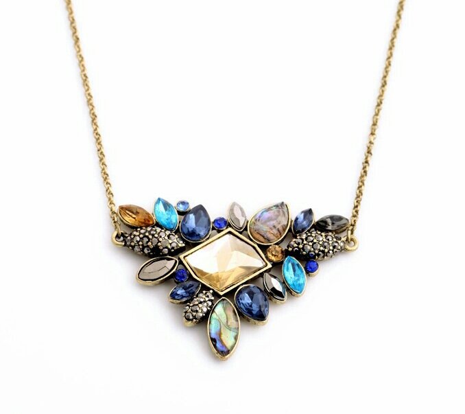 Collana gioiello pietre sfaccettate - Gioielli - Collane - di Fant ...