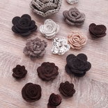 Mix rose marroni - Materiali - Materiali fatti a mano - di My Count ...