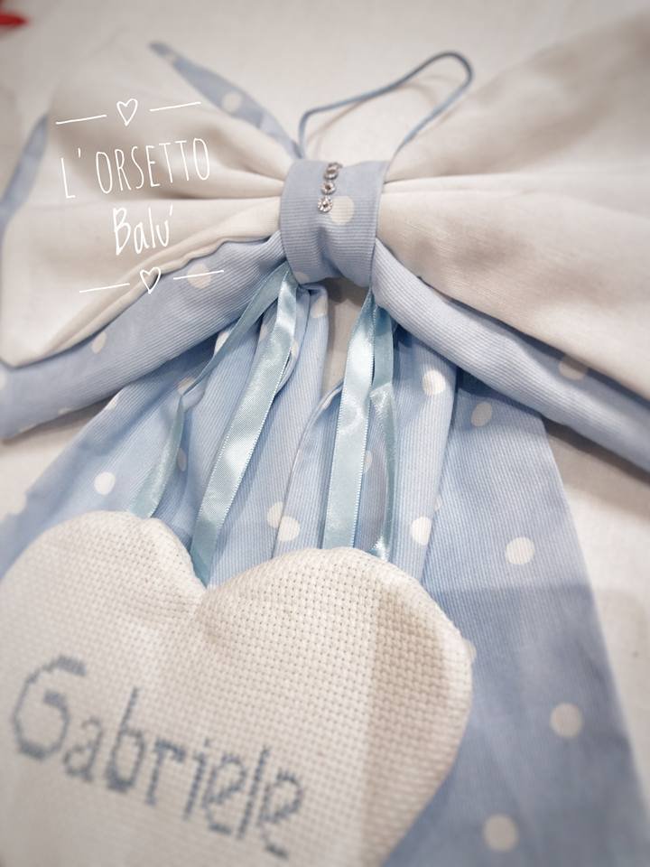 Fiocco nascita Baby - Bambini - Nascita - di L'orsetto Balù | su MissHobby