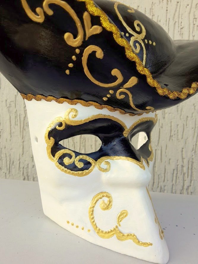 Maschera veneziana modello Bauta - Per la casa e per te - Decorare ...