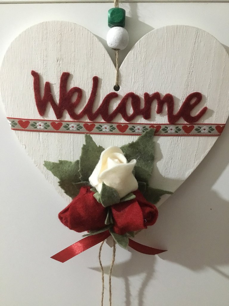 Set ”Welcome” in feltro di pura lana - Materiali - Materiali fatti ...