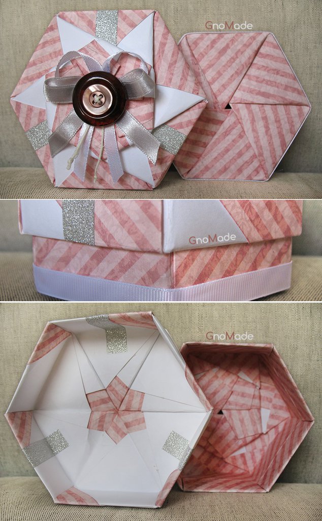 SCATOLA IN ORIGAMI 23 - box portagioie bomboniera regalo - Per la ...