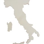 Sagoma in legno Italia con Sicilia e Sardegna - Materiali - Per il ...