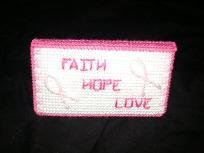 Handmade Breast Cancer Butterfly Checkbook Cover - Libri schemi e c ...