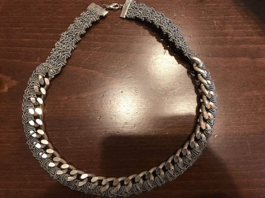 Collana girocollo catena - Gioielli - Collane - di Velia Homemade R ... Collana girocollo catena - Gioielli - Collane - di Velia Homemade R ...