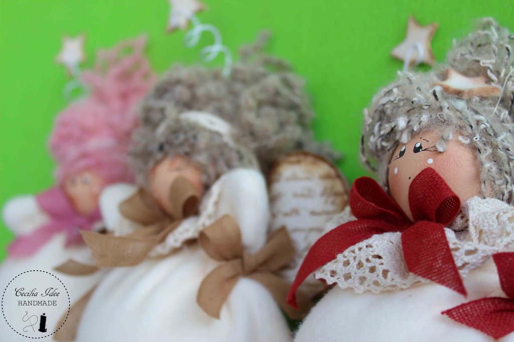 Angelo di Natale - Feste - Natale - di Cecilia Idee Handmade e Nella ...