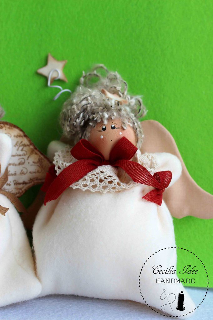Angelo di Natale - Feste - Natale - di Cecilia Idee Handmade e Nella ...