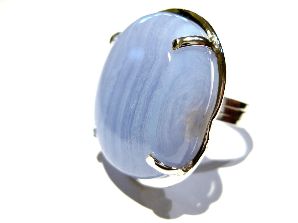 anello calcedonio azzurro - Gioielli - Anelli - di federico giacobbi ...