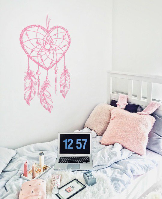 Acchiappasogni adesivo sagomato a cuore - Per la casa e per te - De... | su MissHobby