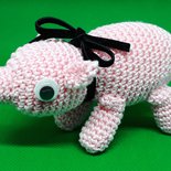 Maialino rosa amigurumi creato all'uncinetto. - Per la casa e per t ...