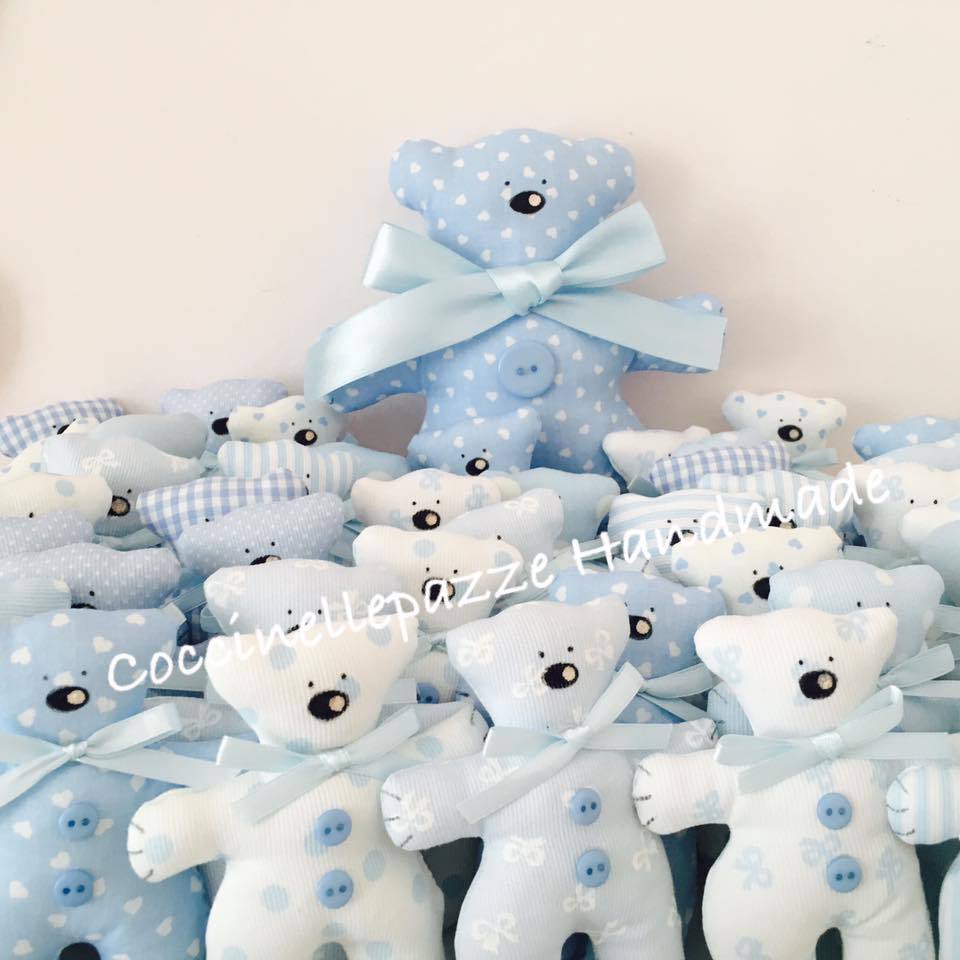 BOMBONIERE, BOMBONIERA ORSETTI TILDA DA BIMBO O BIMBA - BATTESIMO O ...