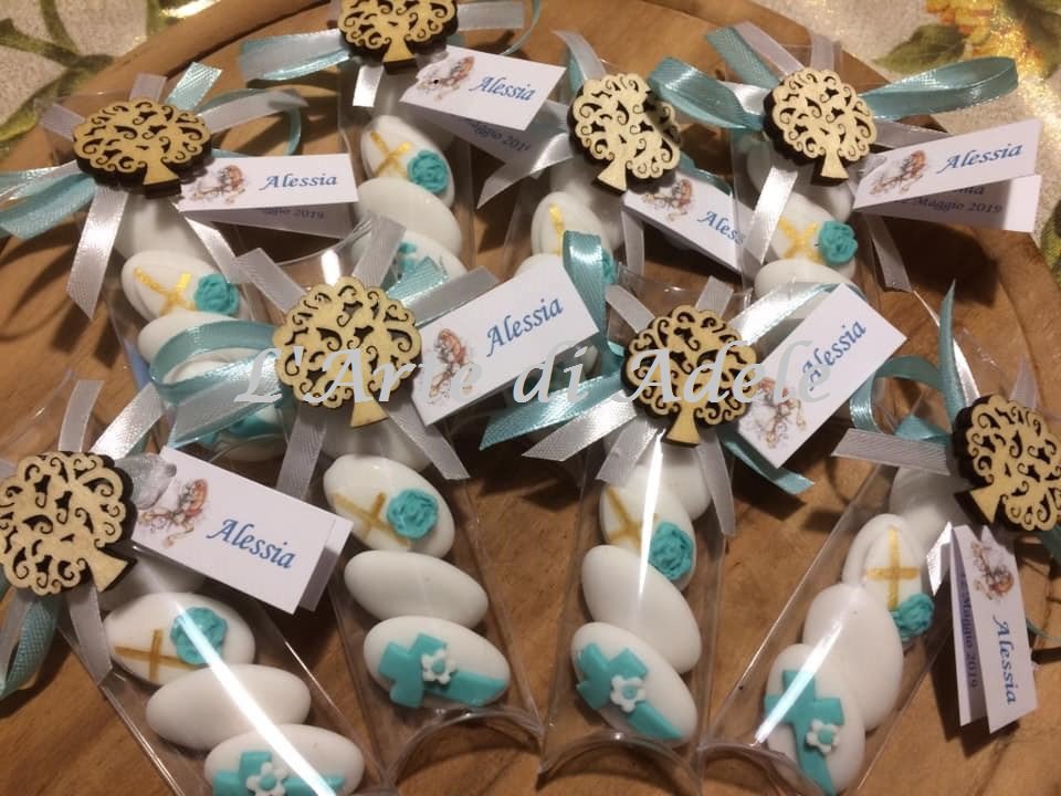 Confetti decorati Santa Cresima - Feste - Bomboniere - di L'arte di ...