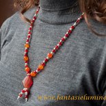 collana corniola piccola - Gioielli - Collane - di fantasieluminose ...