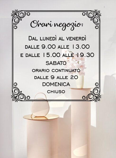 Orario adesivo per negozi testo personalizzabile - Per la casa e pe ...