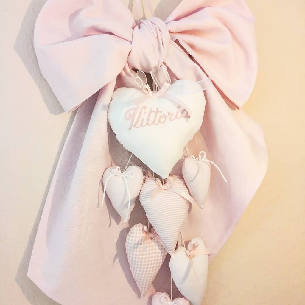 Fiocco Nascita Sweet Baby rosa - Bambini - Nascita - di Seamlab di ...