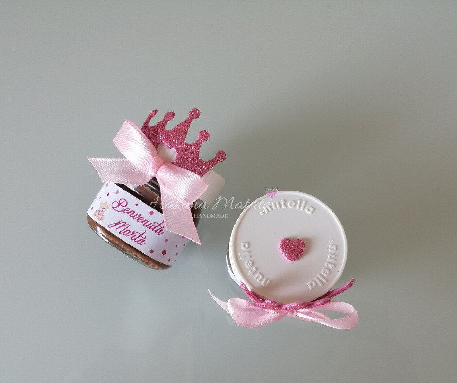Nutella mini + etichetta personalizzata - Feste - Bomboniere - di H ...