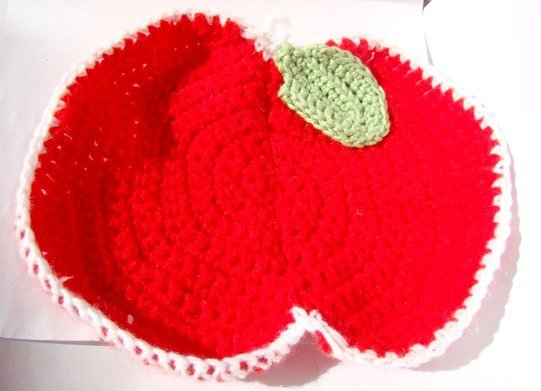 Crochet Apple Potholders - Per la casa e per te - Cucina - di ConLe ...