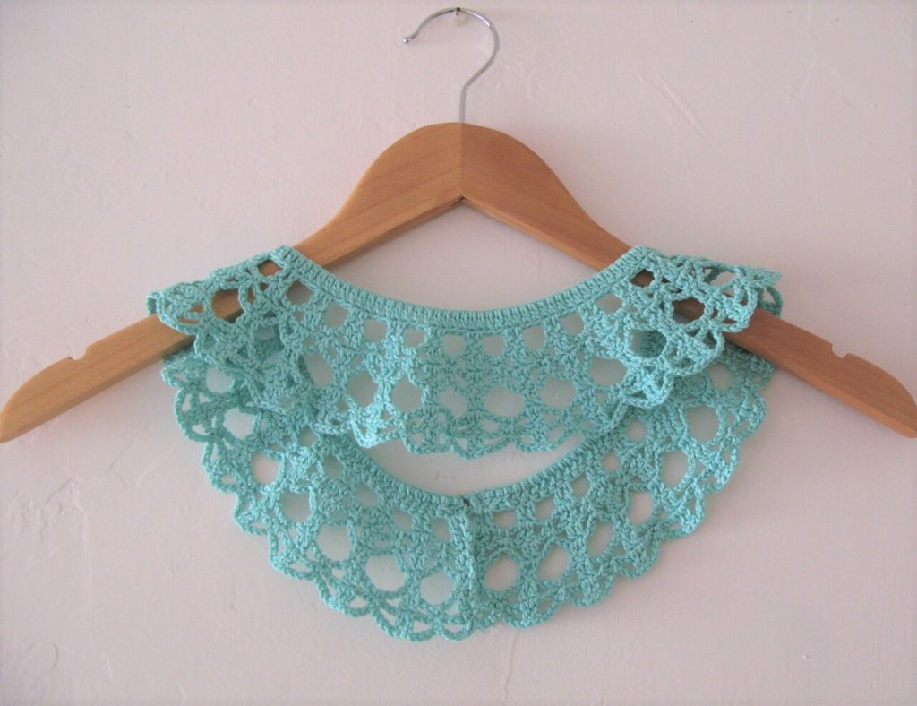 Colletto uncinetto - colletto peter pan - colletto staccabile - Col ...