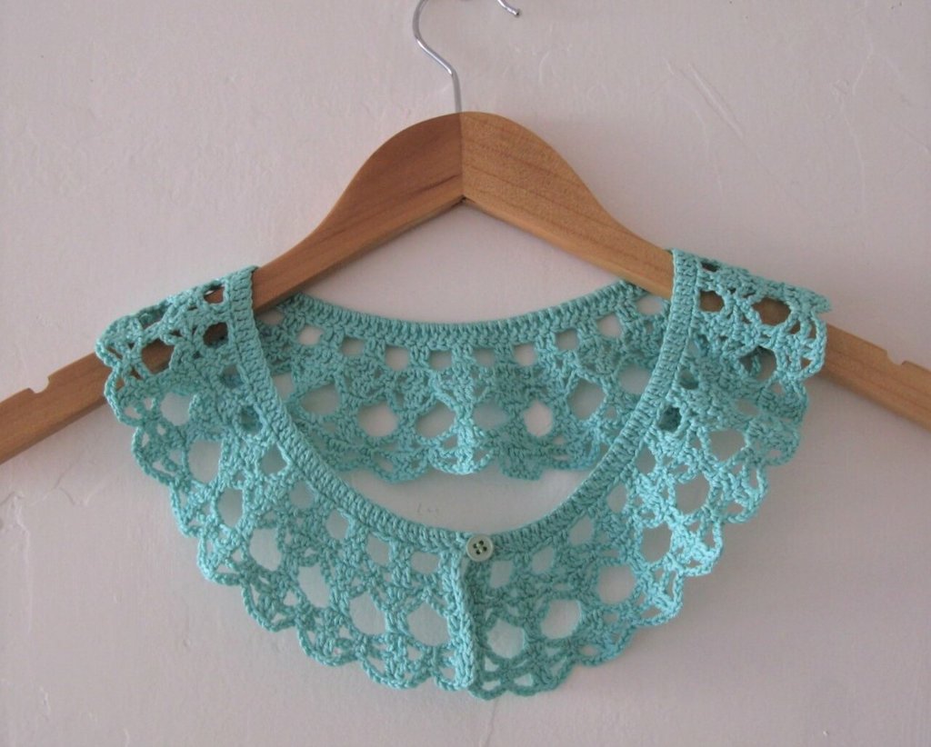 Colletto uncinetto - colletto peter pan - colletto staccabile - Col ...