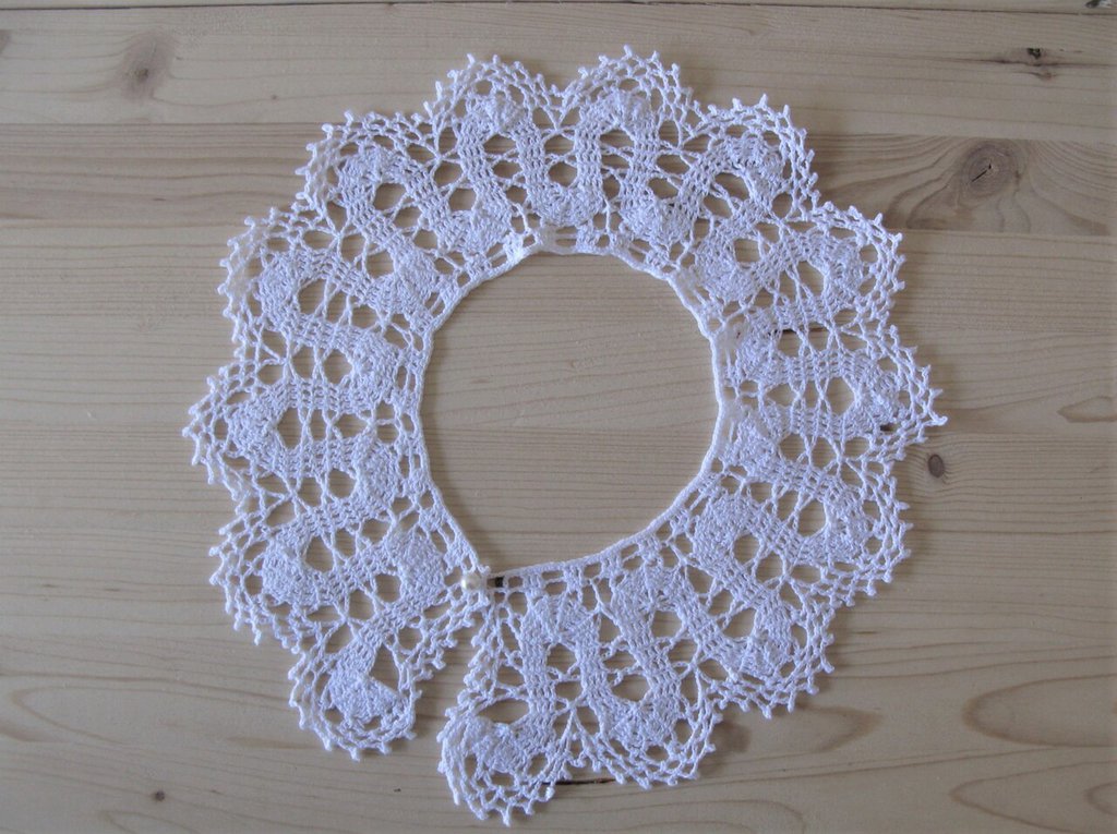 Colletto uncinetto - colletto peter pan - colletto staccabile - Col ...