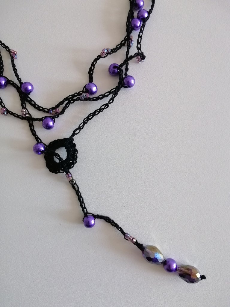 Collana "rosario" perline viola - Gioielli - Collane - di Le collan ...