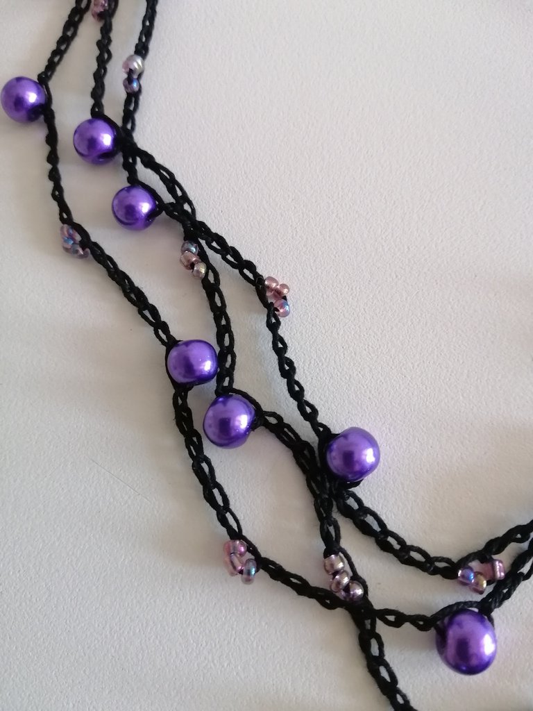 Collana "rosario" perline viola - Gioielli - Collane - di Le collan ...