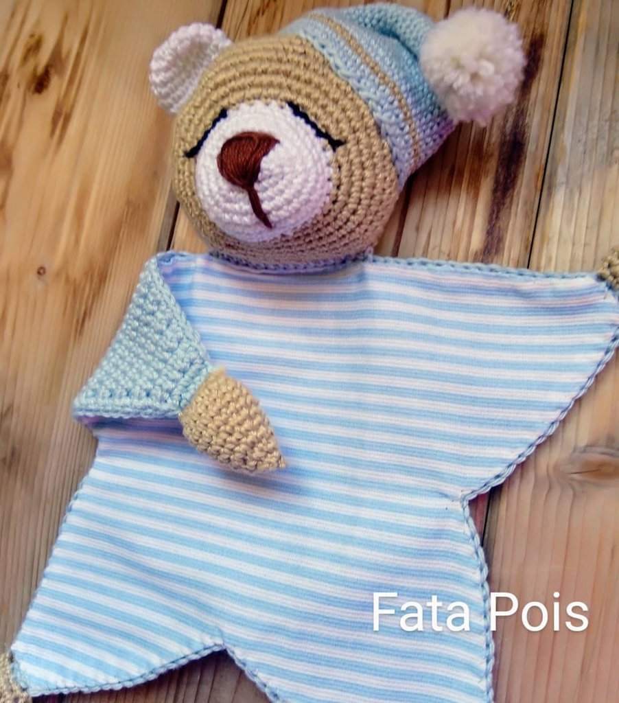 Doudou orsetto per dolci nanne - Bambini - Accessori bebè - di Fata ...