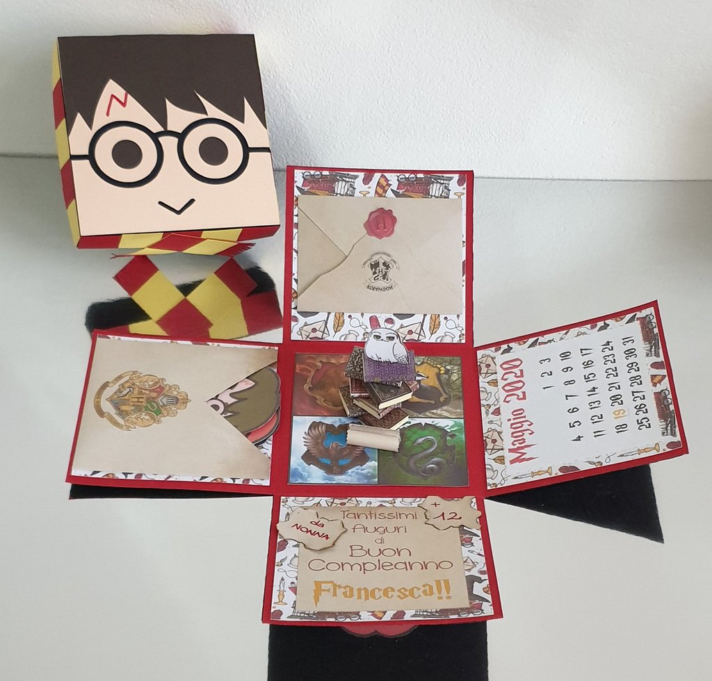 Box explosion Harry Potter - Feste - Biglietti e inviti - di Luana ...