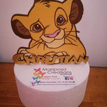 Cake Topper in legno Simba, Timon, Pumba, Re Leone - Cake design ...