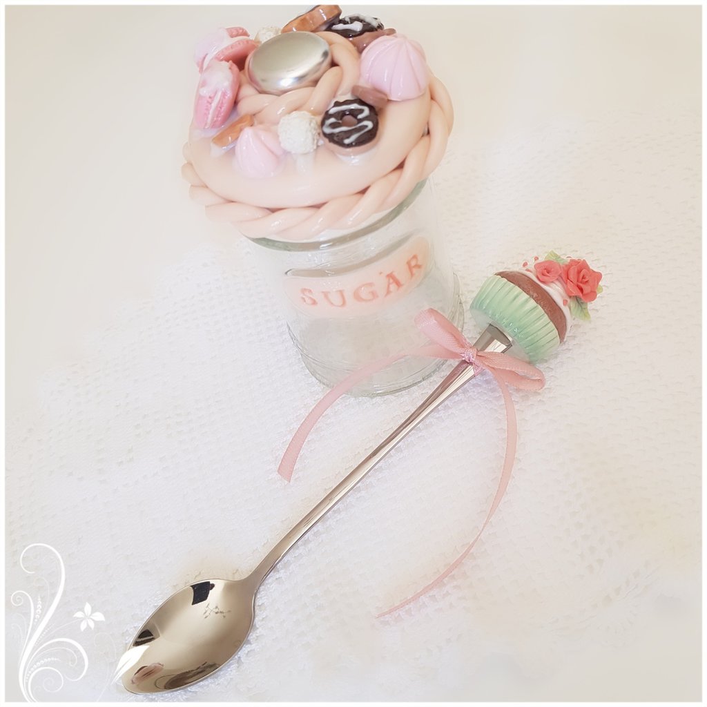 Cucchiaino cupcake fimo - Per la casa e per te - Cucina - di Creazi ...