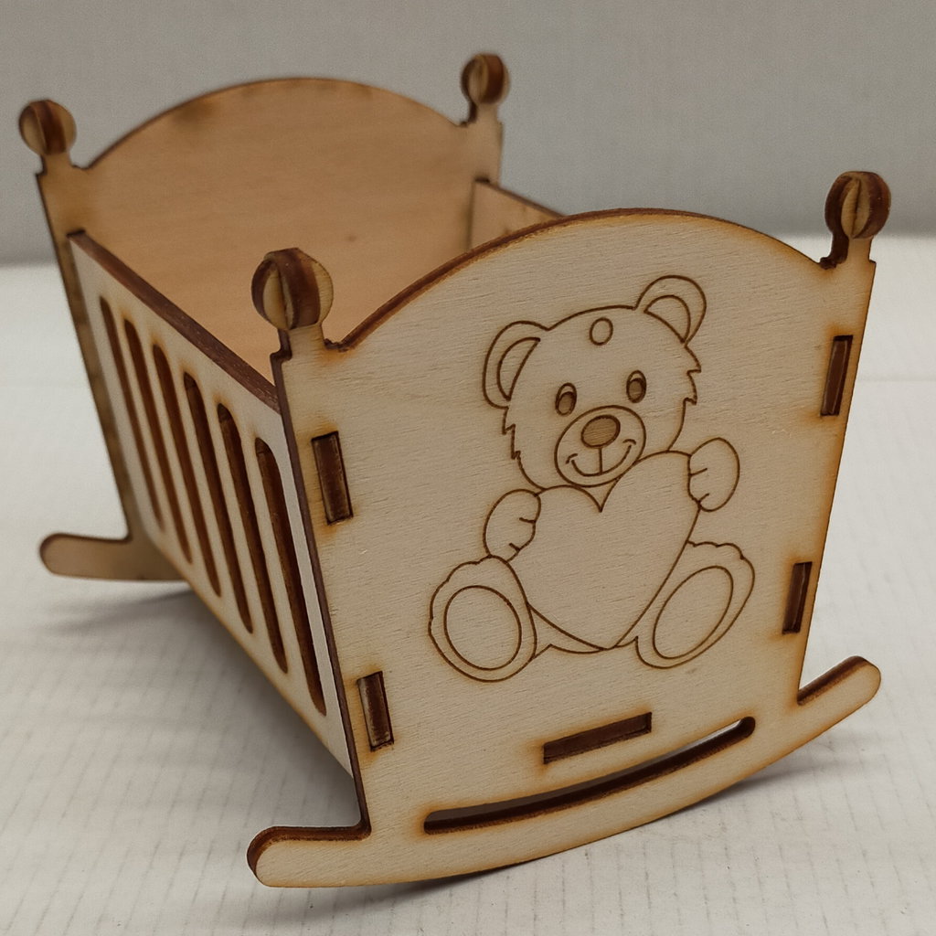 CULLA BEBE' CON DISEGNO, taglio laser - Materiali - Materiali fatti ...