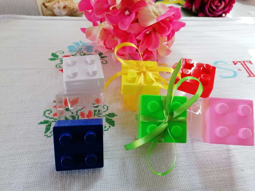 Bomboniera box porta confetti lego - Feste - Bomboniere - di Eg St ...