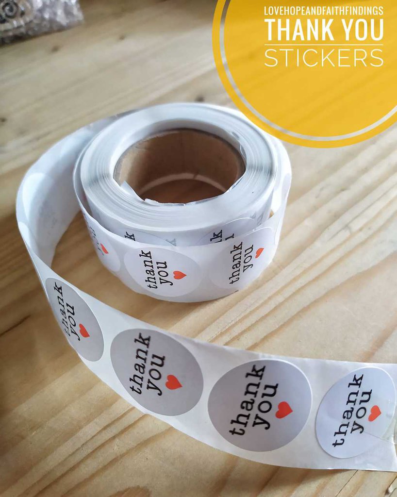 Sticker etichetta Grazie thank you 5x3cm - Materiali - Scrapbooking ...