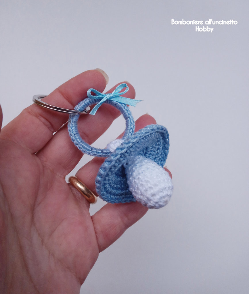 Bomboniera nascita, battesimo, primo compleanno bimbo ciuccio uncin ...