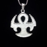Ciondolo egizio/egitto "Ankh/croce ansata" in argento 925 fatto a m ...