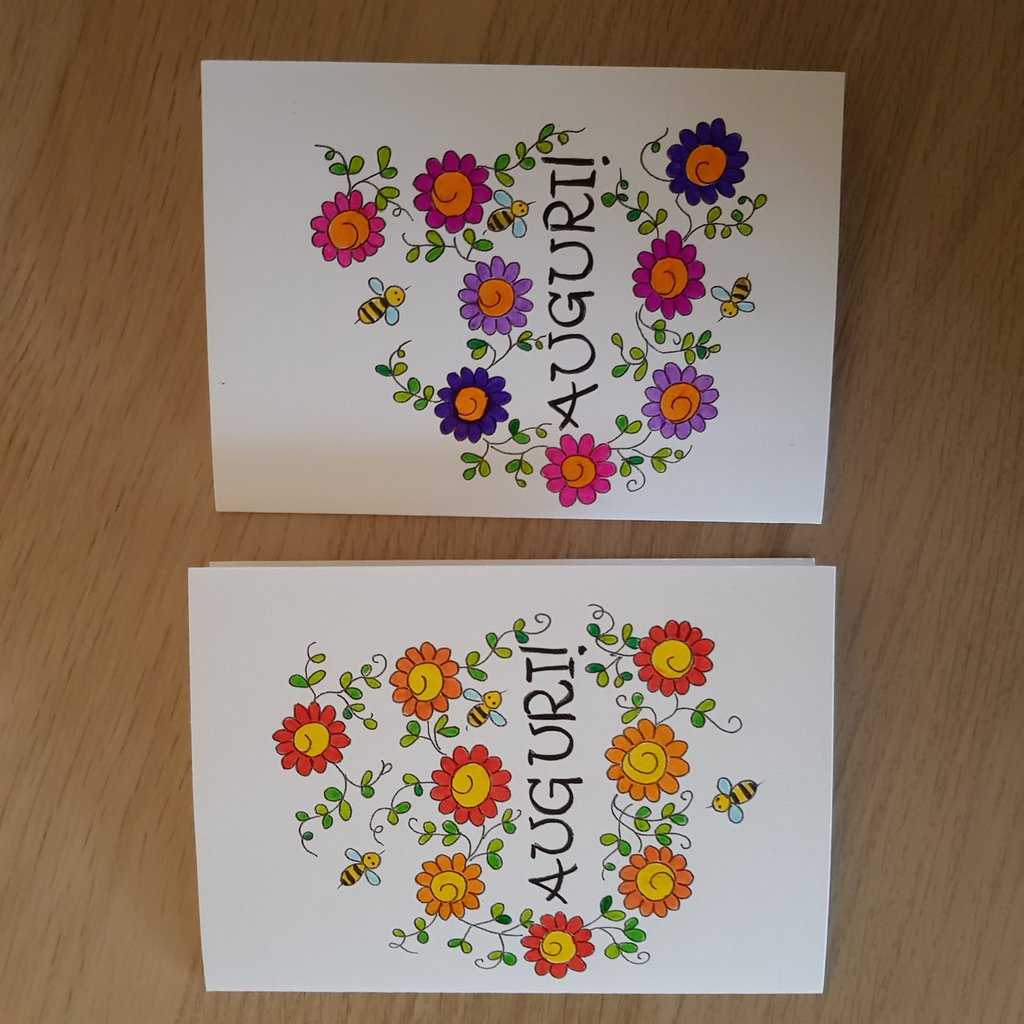 Auguri margherite e api - Feste - Biglietti e inviti - di allegrip ...