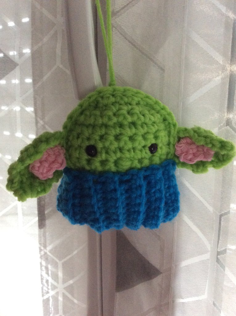 Piccolo Yoda portachiavi - Donna - Accessori - di TOCCODORO | su MissHobby