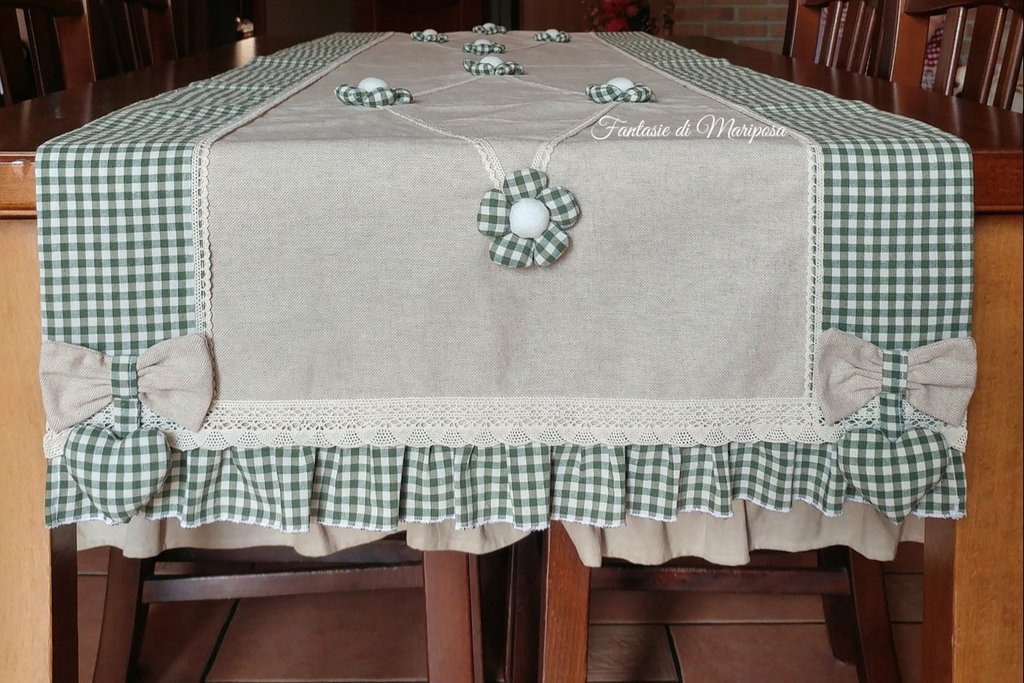 Runner tavolo country chic - Per la casa e per te - Cucina - di Fan ...