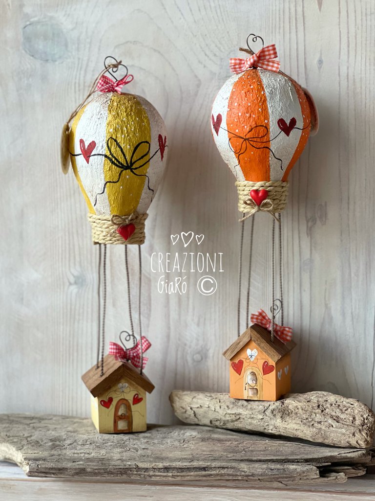 Mini mongolfiere By Creazioni GiaRó Ⓒ - Per la casa e per te - Dec ...
