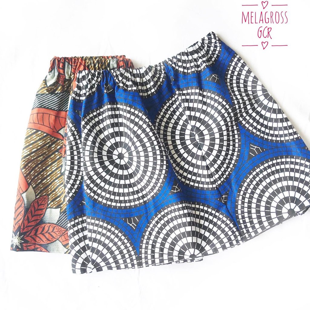 Gonna Wax cotone - seta - Donna - Abbigliamento - di Melagross gcr | su ...