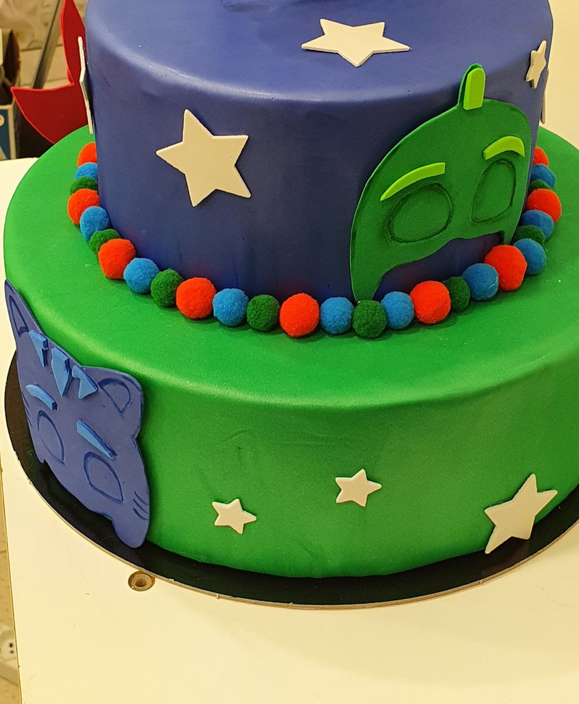 Torta pj mask - Feste - Decorazioni - di Pharmabio crea | su MissHobby