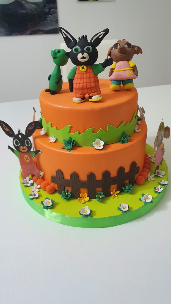 Torta scenografica Bing - Feste - Decorazioni - di Bottega dei desi ...