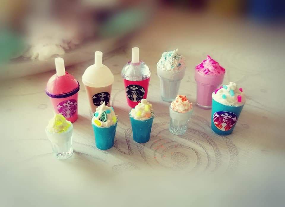 Miniature MilkShake/ice cream - Materiali - Materiali fatti a mano ...