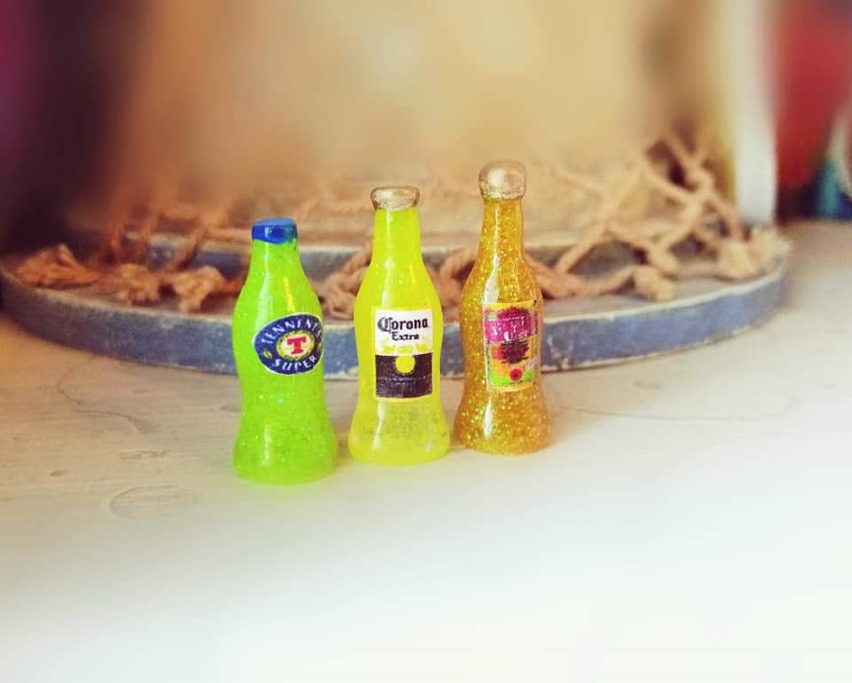 Miniature bottle resina - Materiali - Materiali fatti a mano - di S ...