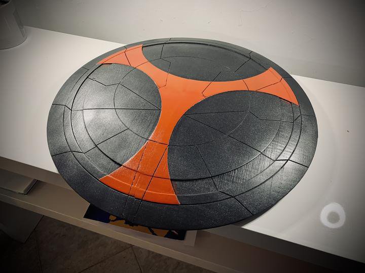 REPLICA TASKMASTER SHIELD - REAL SIZE - BLACK WIDOW MOVIE - SHIELD ...