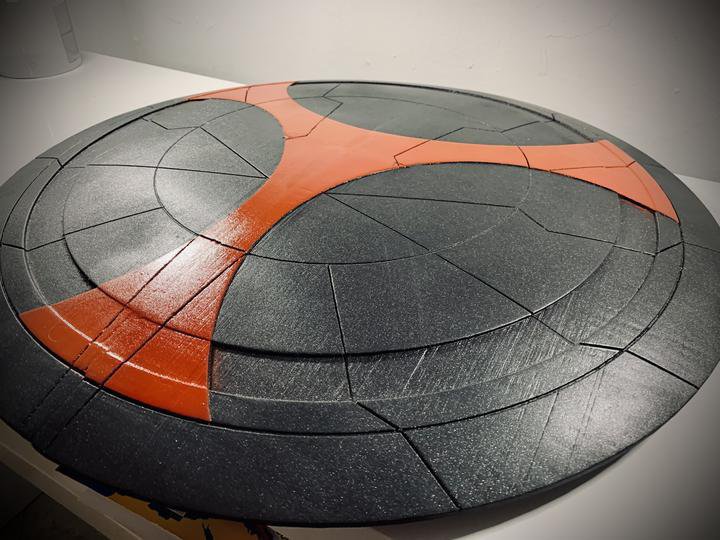REPLICA TASKMASTER SHIELD - REAL SIZE - BLACK WIDOW MOVIE - SHIELD ...