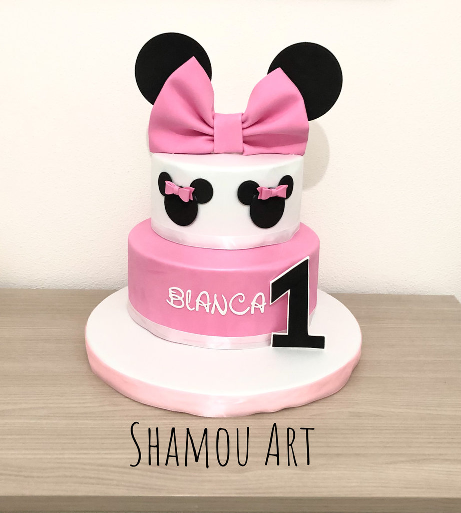Torta scenografica Minnie - Bambini - Nascita - di Shamou Art -crea ...