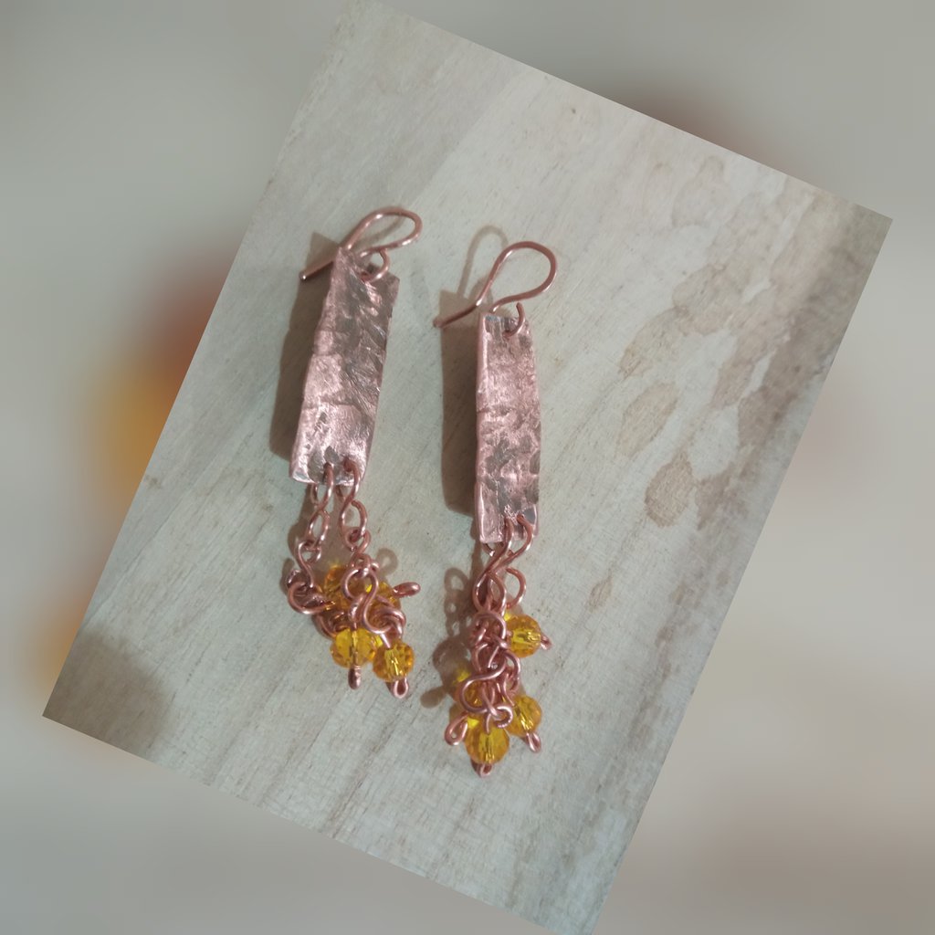 Orecchini in lastra di rame - Gioielli - Orecchini - di intothewire ...