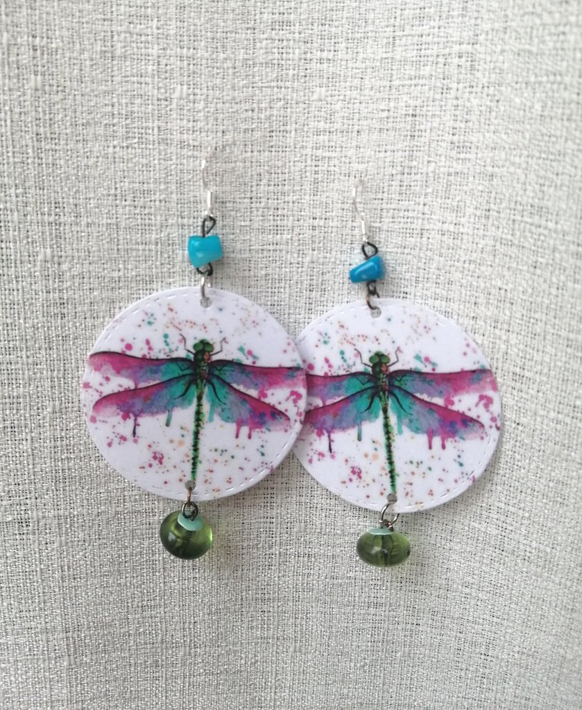 Orecchini libellula simbolo sciamanico spirituale donna eleganti ve ...