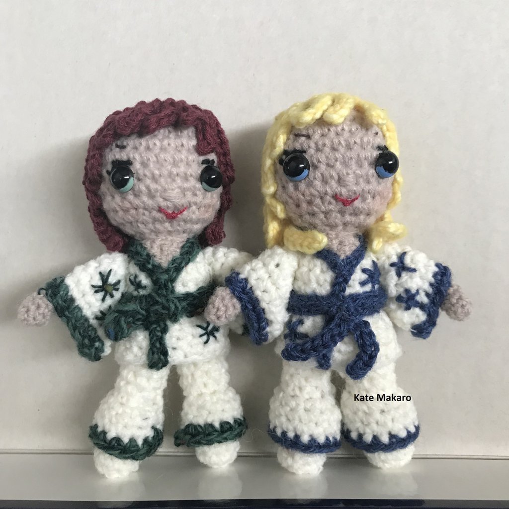 Pattern crochet ABBA mini dolls in kimonos - Libri schemi e corsi ...